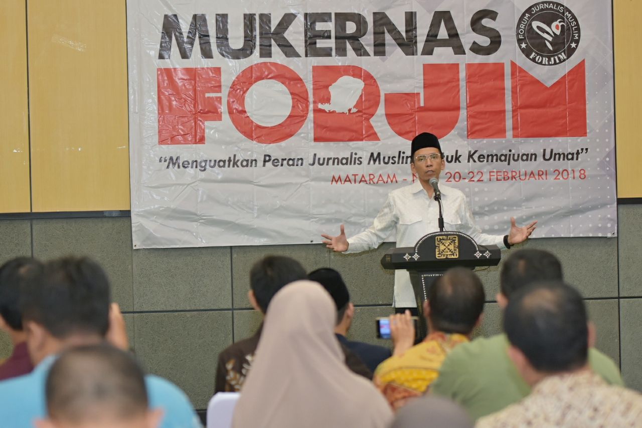 Ini Pesan Tuan Guru Bajang kepada Jurnalis Muslim-1 - Suara Muslim